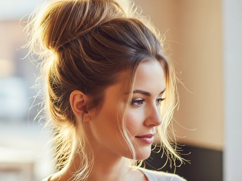 20 Messy Bun Hairstyles Easy Chic Ideas for Short Medium and Long Hair
